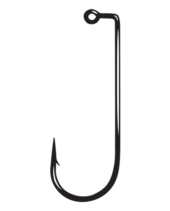 Jig Hooks 90 Degree Heavy Wire, Round Bend - Gamakatsu USA Fishing Hooks
