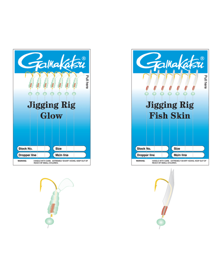 Jigging Rig, Fish Skin - Gamakatsu USA Fishing Hooks